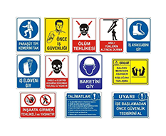 İkaz Levhaları | Awon® İş Güvenliği Ekipmanları